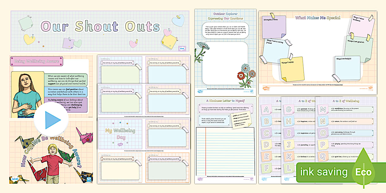 Wellbeing Day KS2 Resource Pack