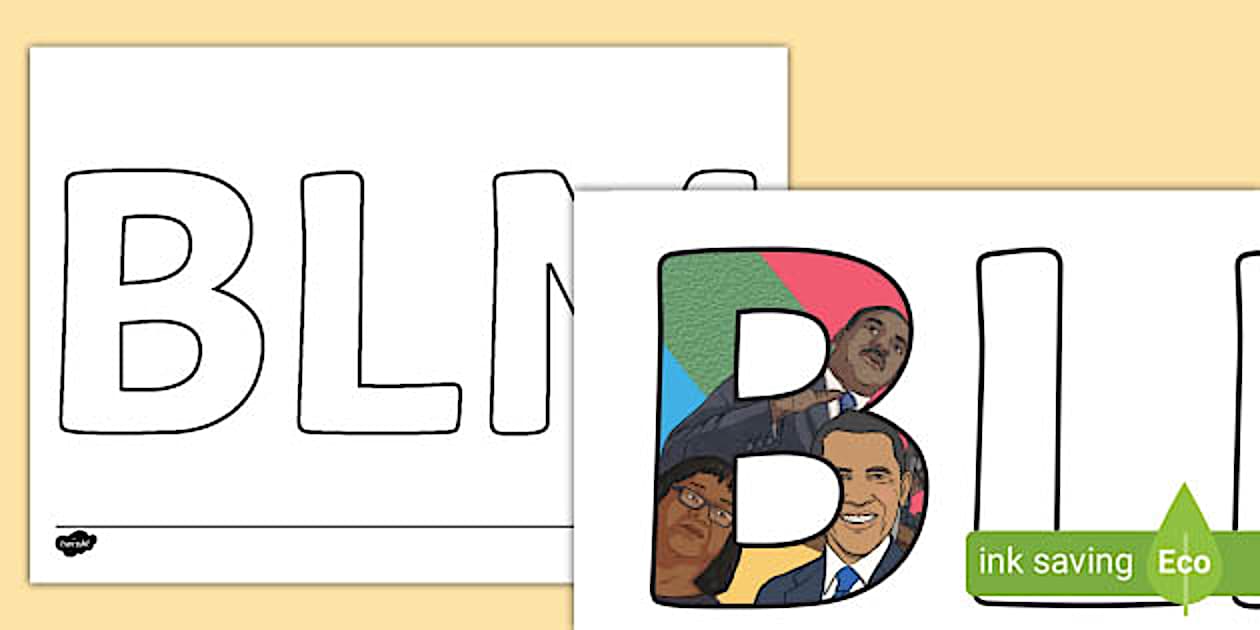 Black Lives Matter Collage (Teacher-Made) - Twinkl