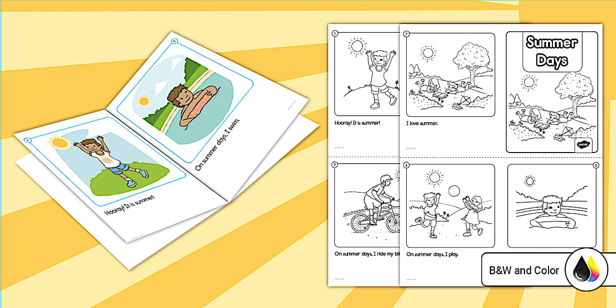 Summer Days Early Emergent Reader | ELA | Twinkl USA