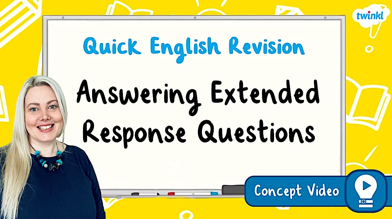 Answering Extended Response Questions | KS2 English Concept Video