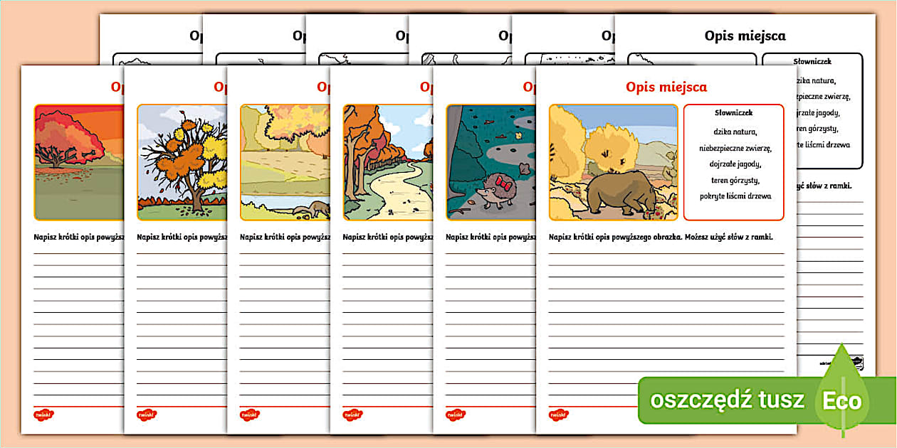 Jesień | Opis Jesieni | Jesienne obrazki do opisu - Twinkl