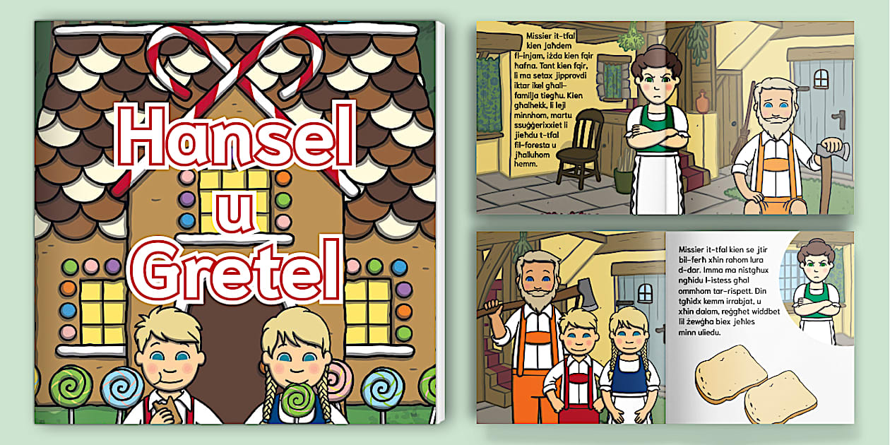 Ebook - Hensel u Gretel (teacher made) - Twinkl