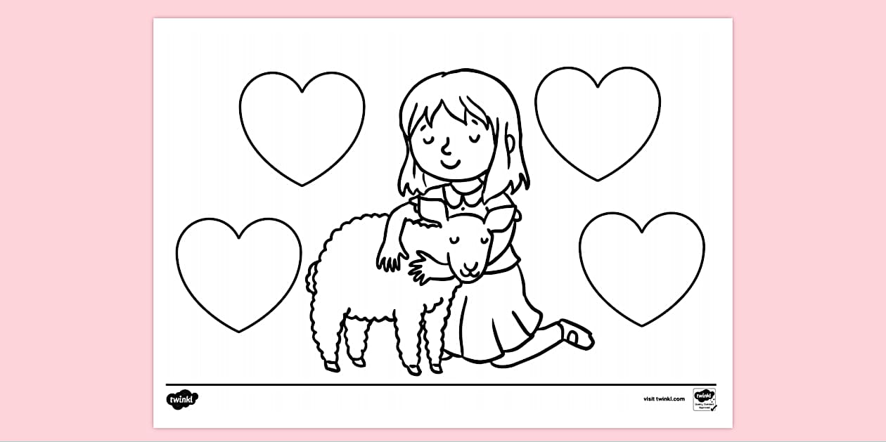 Love Colouring Page | Colouring Sheets (teacher made)