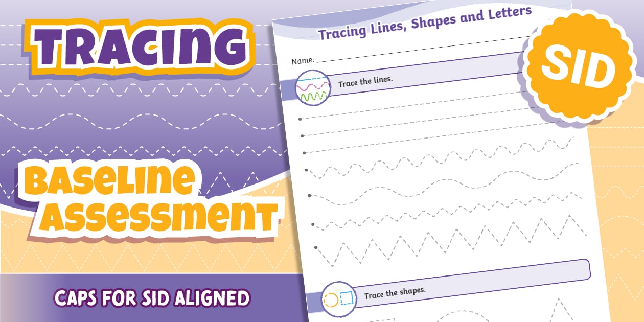 Foundation Phase - Language - Tracing - Baseline Assessment (CAPS for SID