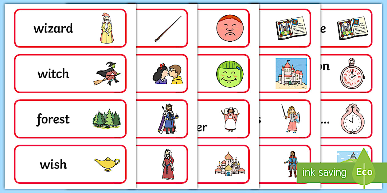 VIC Australian Fairy Tale Word Cards (Hecho por educadores)