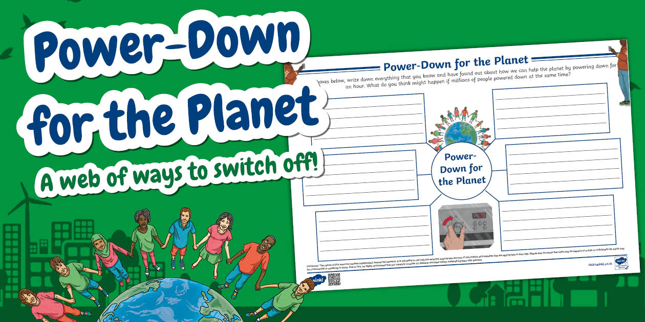 Power-Down for the Planet Mind Map