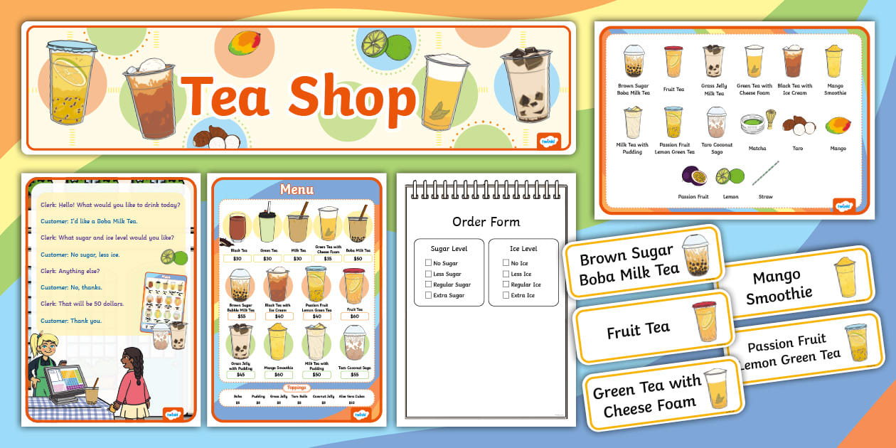 Bubble Tea Role Play Pack