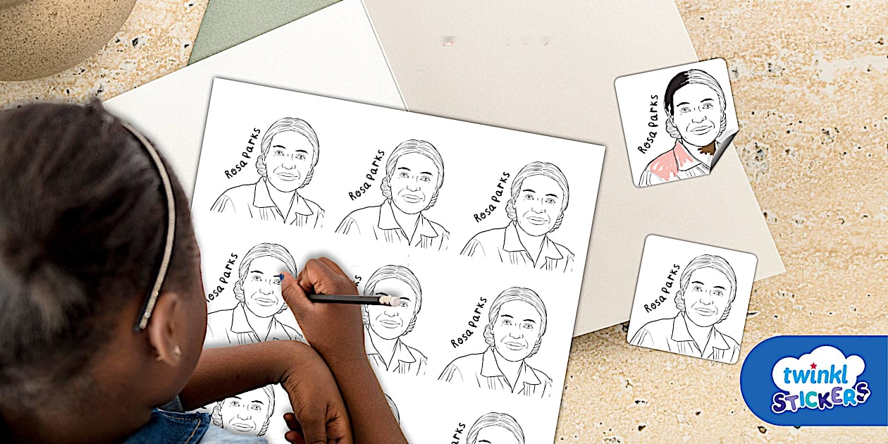 Rosa Parks Day - Celebration Stickers