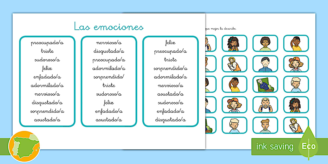 Juego: Las emociones (Hecho por educadores) - Twinkl