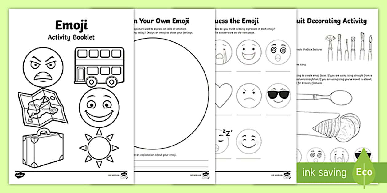 😊 LKS2 Emoji Activity Booklet (Teacher-Made) - Twinkl