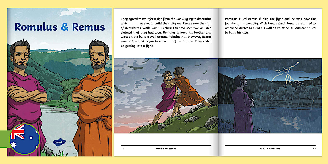PlanIt English Romulus and Remus eBook Roman myths for kids