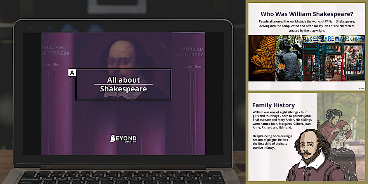 William Shakespeare: A Visual Biographical PowerPoint