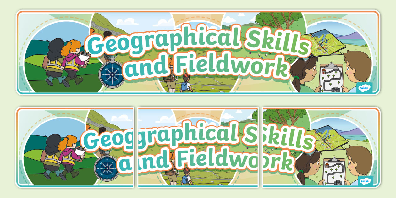 KS1 Geographical Skills and Fieldwork Display Banner