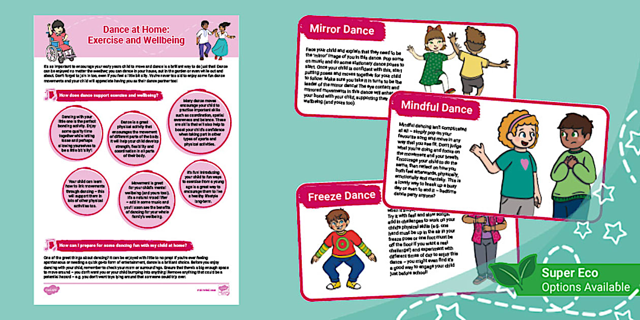 Dance at Home: Exercise and Wellbeing (teacher made)