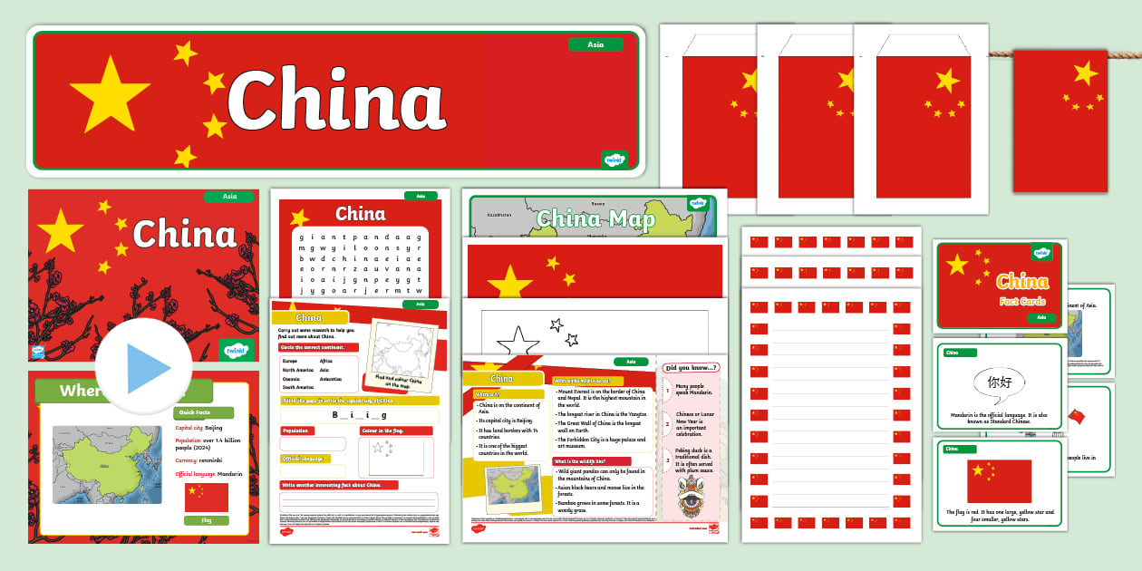 KS1 China Resource Pack - KS1 - Twinkl Geography - Twinkl