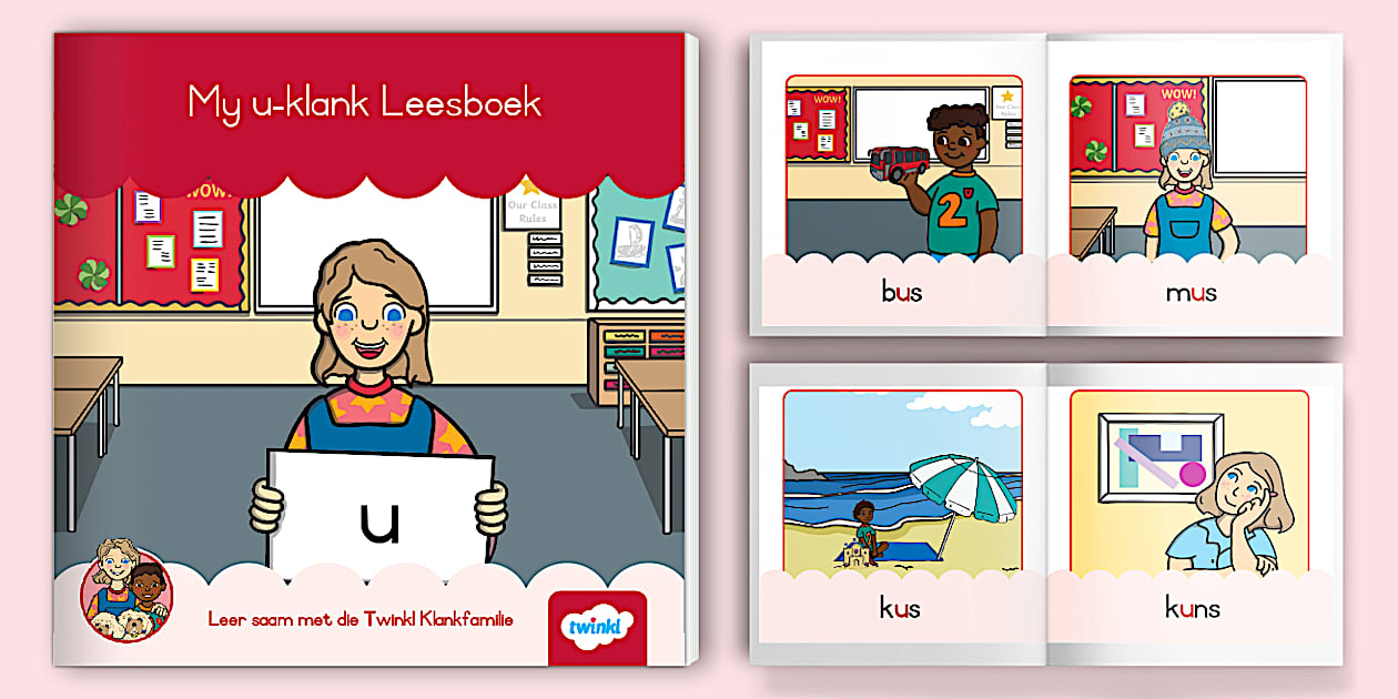 Graad R Klanke eBoek u (teacher made) - Twinkl