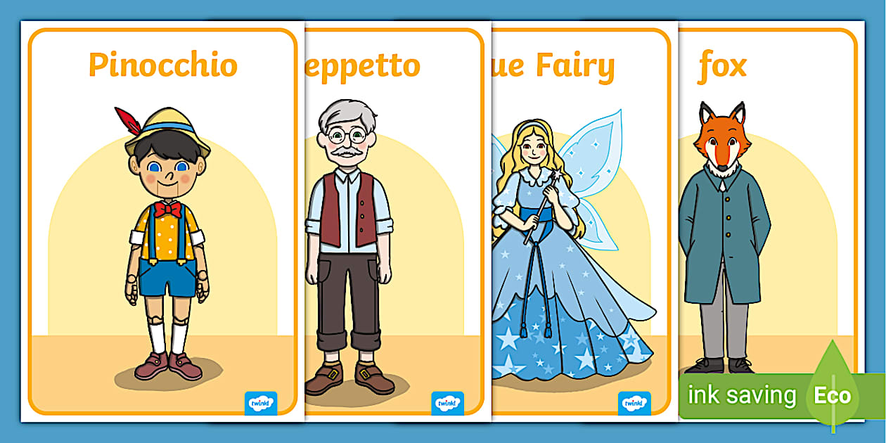 Pinocchio Display Posters - Twinkl