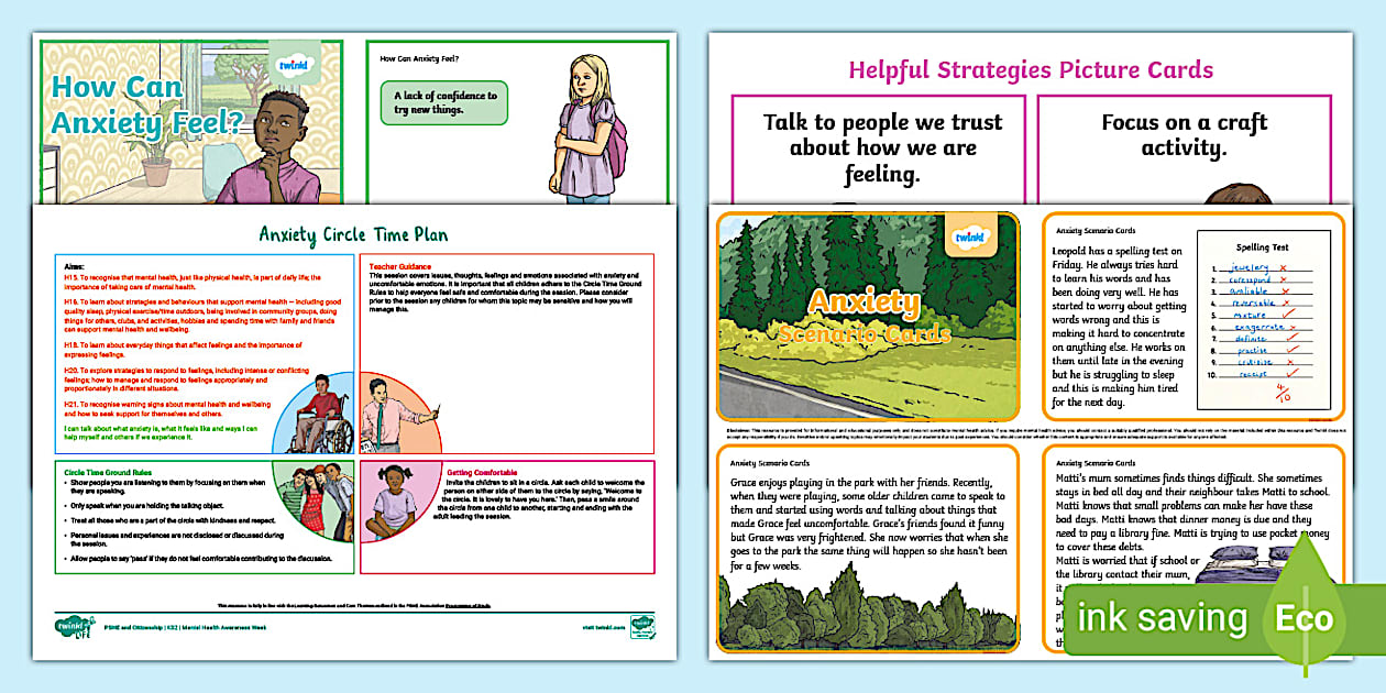 Anxiety KS2 Circle Time Lesson Pack (Teacher-Made) - Twinkl