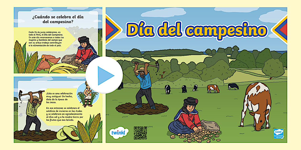 PowerPoint: Resumen del Día del Campesino | Twinkl Perú