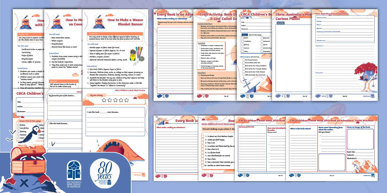 CBCA Book Week 2025 Resource Pack - Book an Adventure!