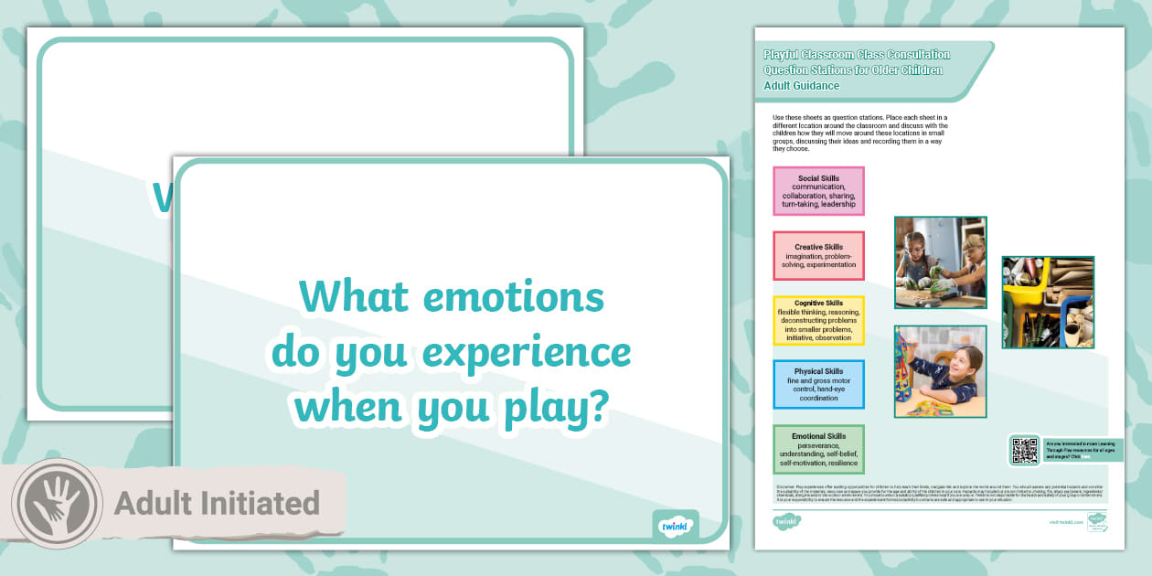 Playful Classroom for Older Children - Question Stations