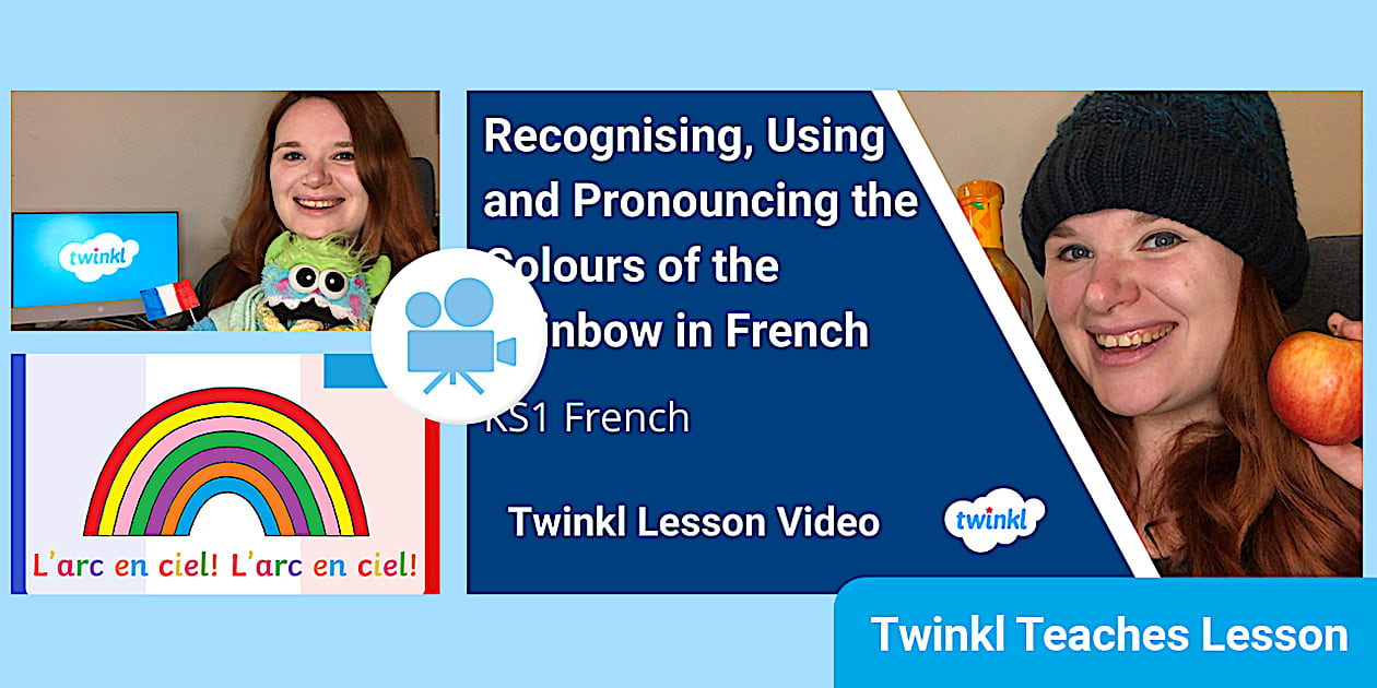👉 KS1 French Video Lesson: The Colours of the Rainbow