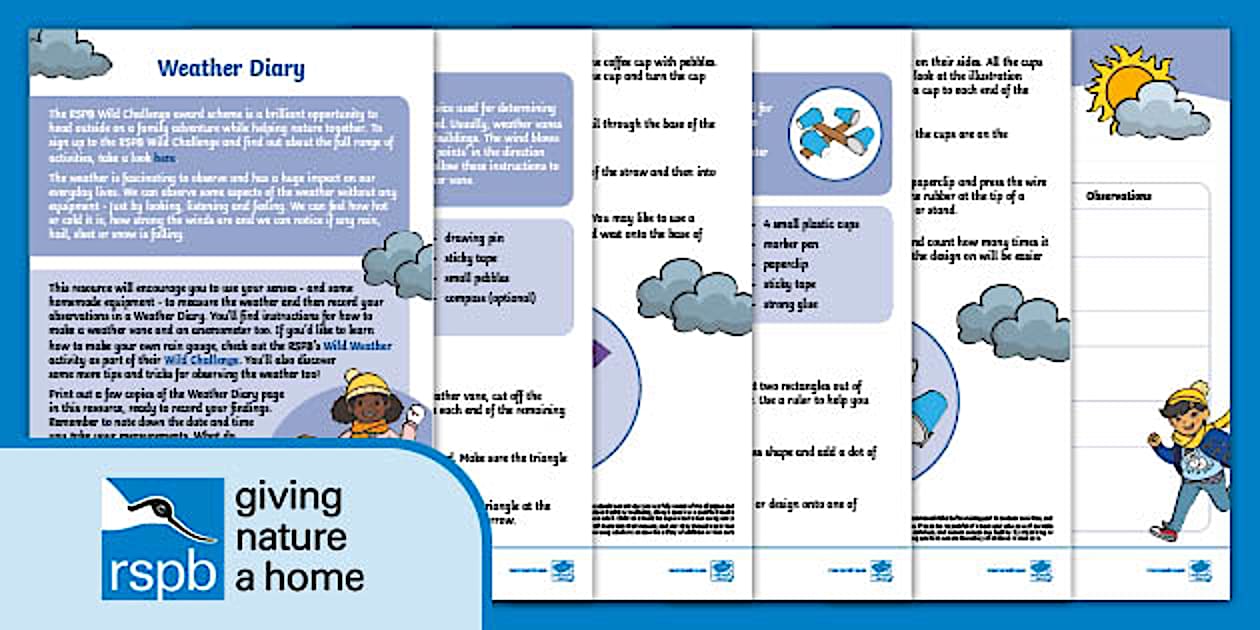 FREE! - Weather Diary (Ages 7 - 11) (teacher made) - Twinkl