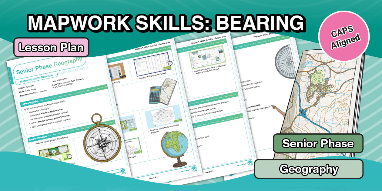 Geography - Mapwork Skills: Bearing - Lesson plan
