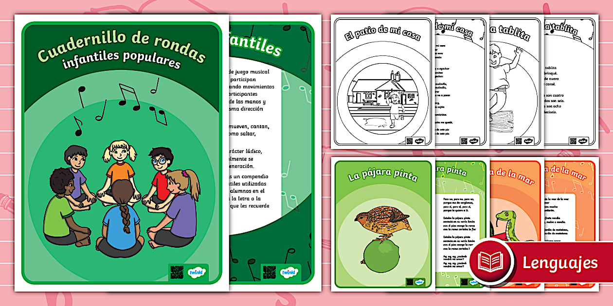 Rondas infantiles populares - cuadernillo - Twinkl