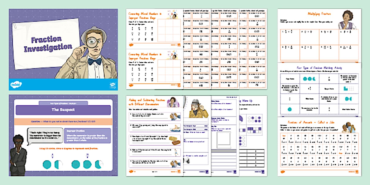 Fraction Investigation Powerpoint (teacher made) - Twinkl
