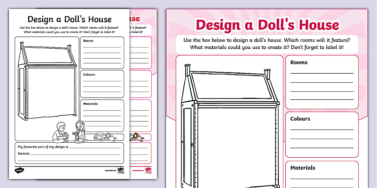 Design a Doll's House Activity (teacher made) - Twinkl