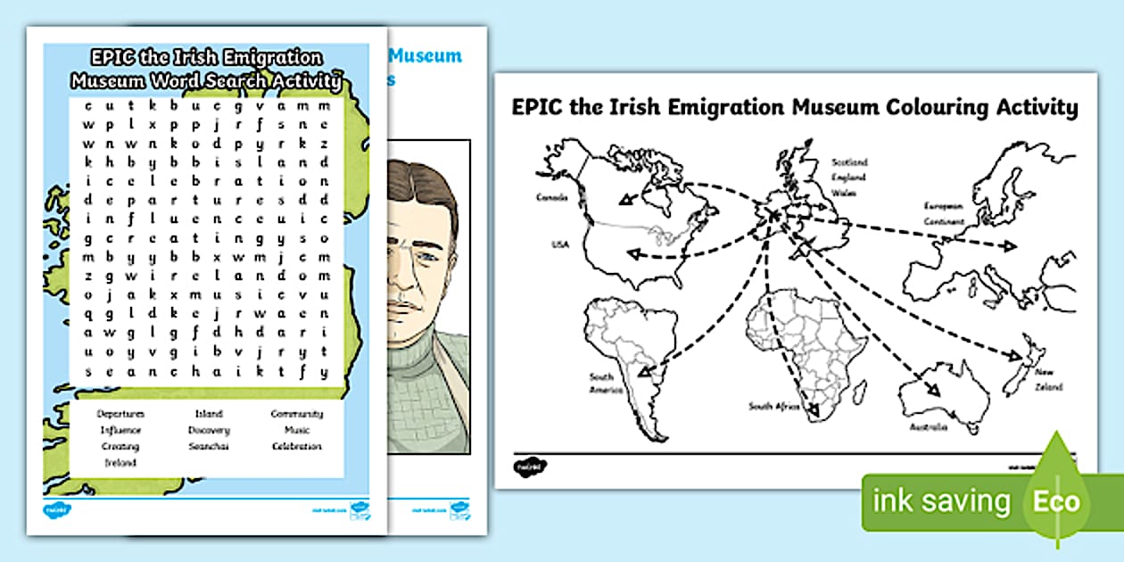 EPIC the Irish Emigration Museum Activity Pack | Twinkl