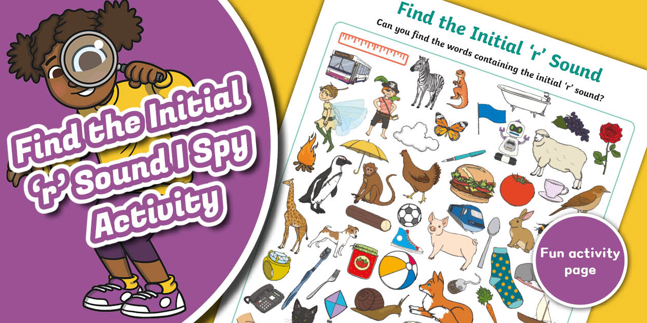 Find the Initial 'r' Sound I Spy Activity (CAPS Aligned)