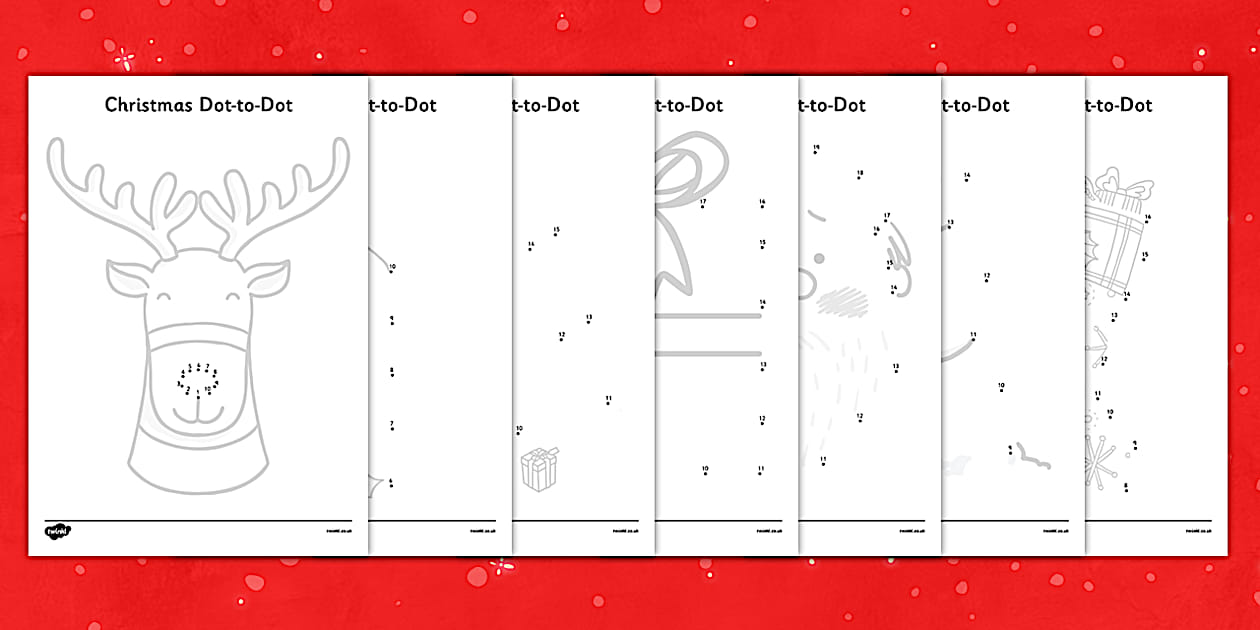 Christmas Dot-to-Dot | Up to 20 | Twinkl (Teacher-Made)
