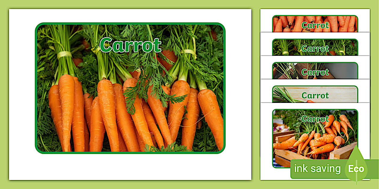Carrot Photo Pack (Teacher-Made) - Twinkl