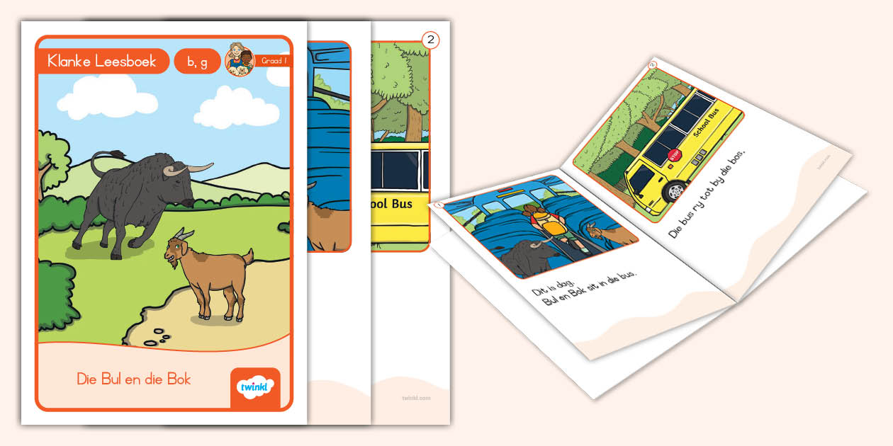 Graad 1 Klanke Leesboek b, g