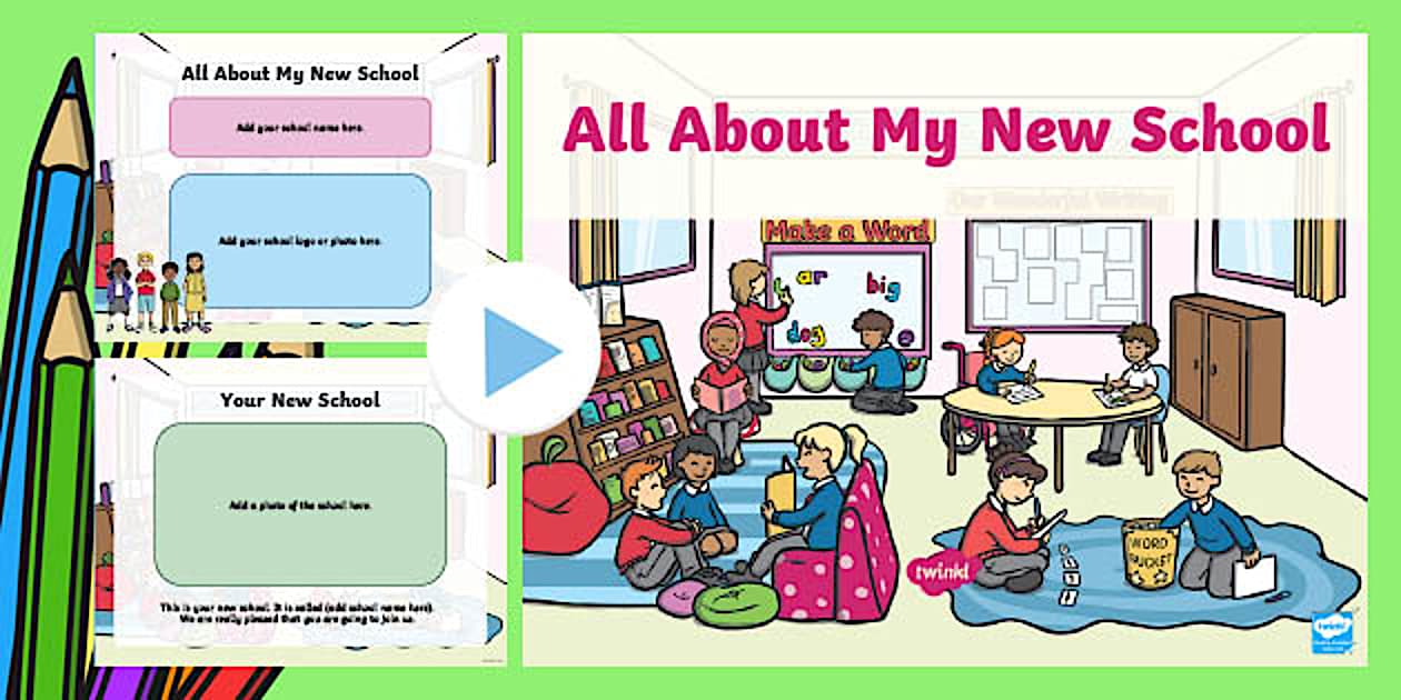 All About My New School Transition PowerPoint - Twinkl