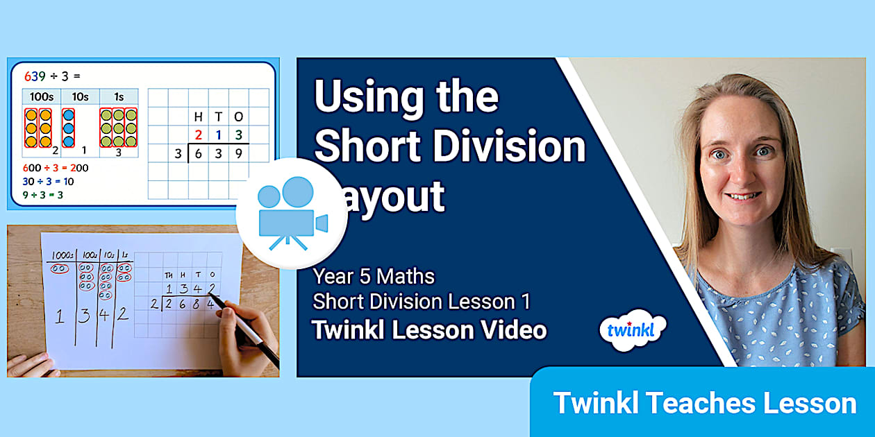 👉 Year 5 (Ages 9-10) Short Division: Video Lesson 1