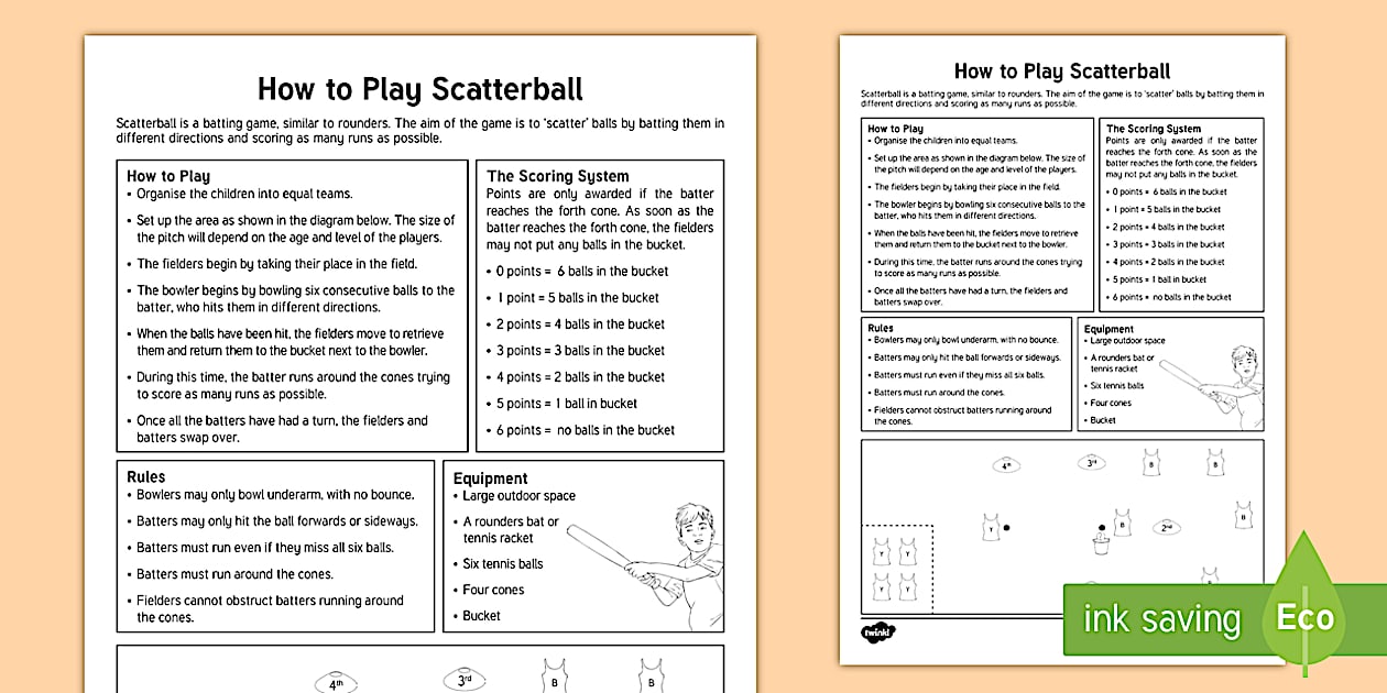 How to Play Scatterball Adult Guidance (Teacher-Made)