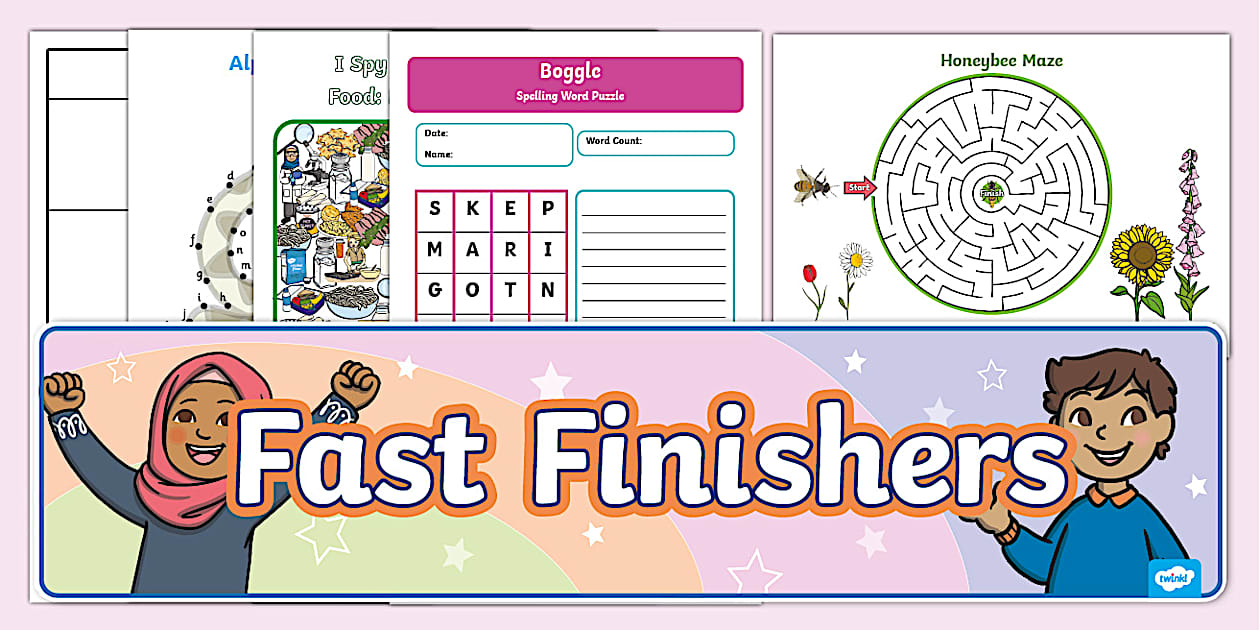 Teacher-Made Fast Finisher Pack - English - Twinkl