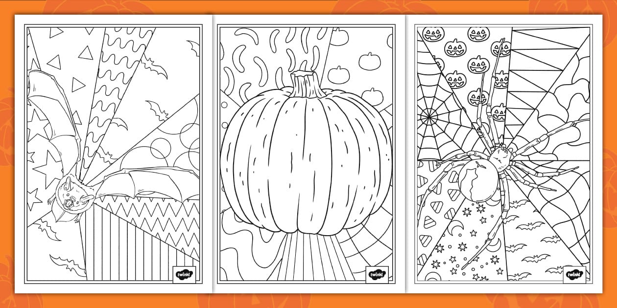 * NEW * Ficha de actividad: Halloween Pop Art - Twinkl