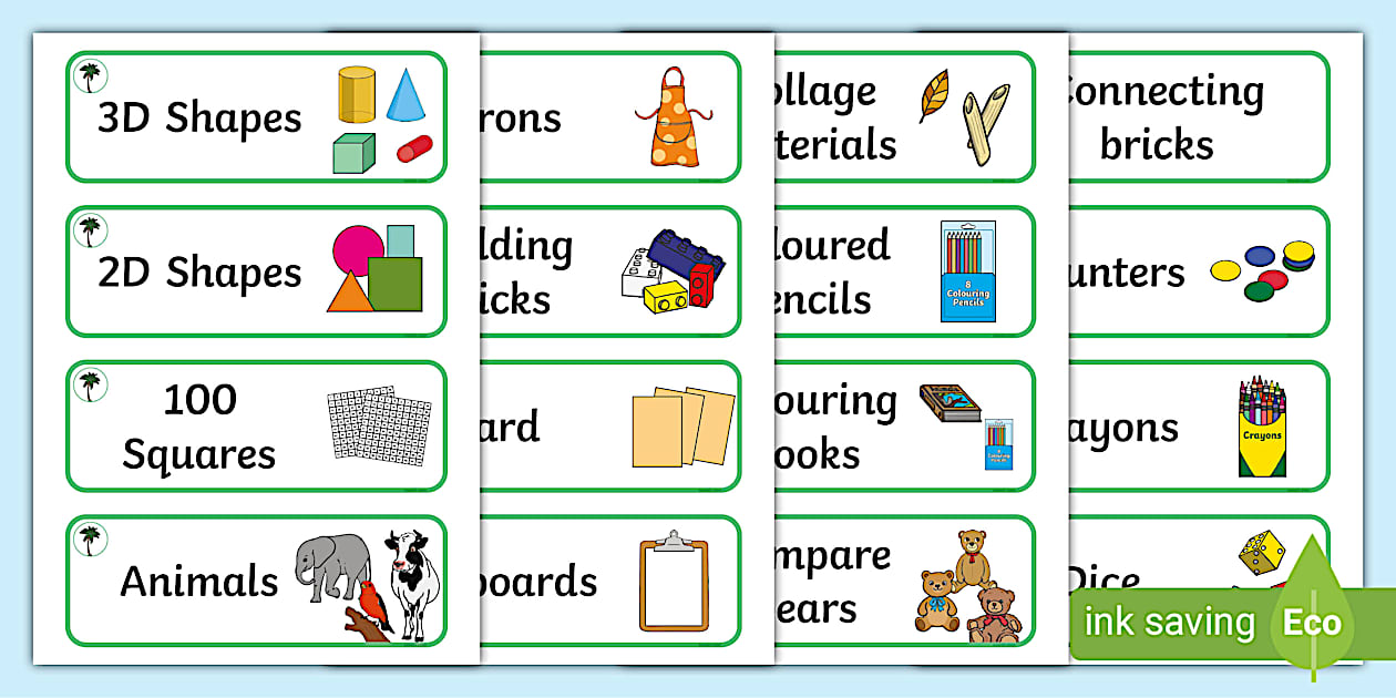 Palm Tree Themed Editable Classroom Resource Labels - Twinkl
