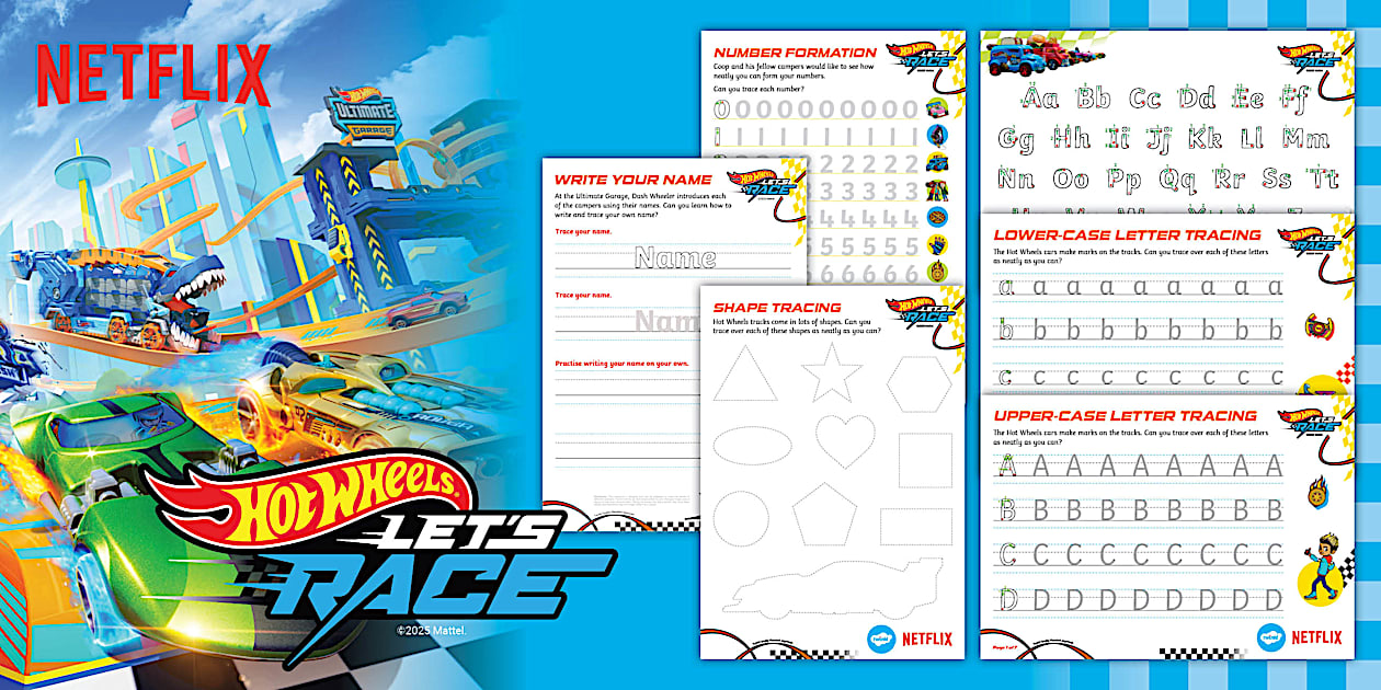 * NEW * Hot Wheels: Handwriting Pack