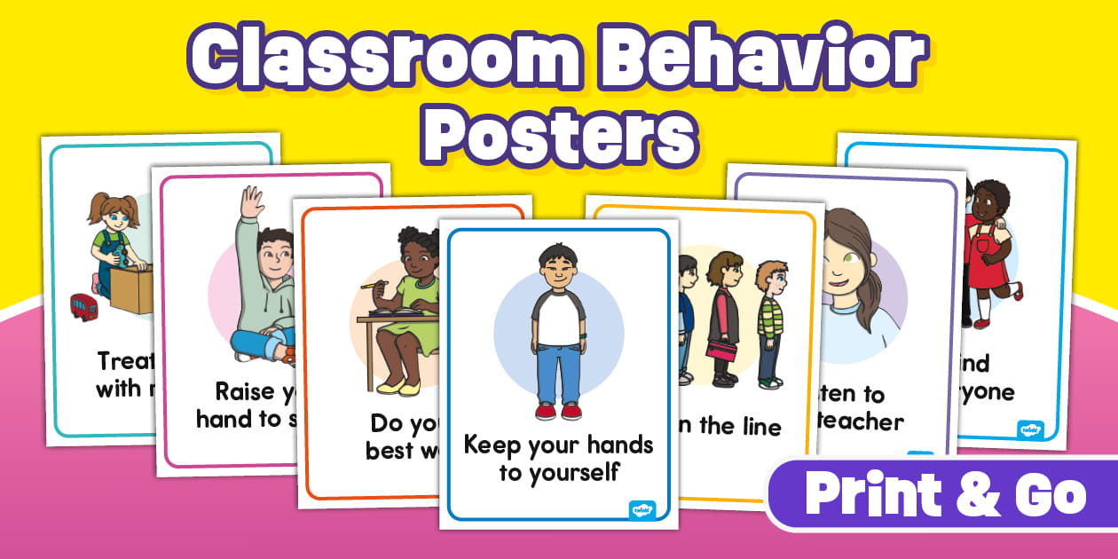 Classroom Behavior Posters