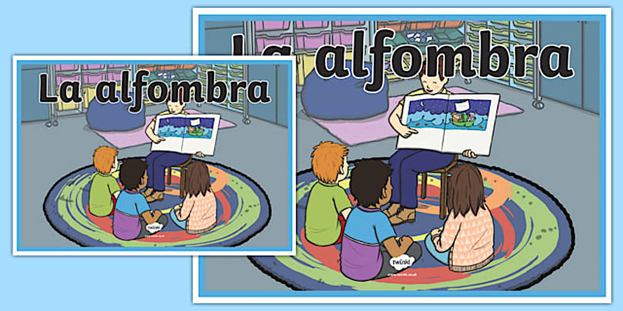 Cartel: La alfombra (teacher made) - Twinkl