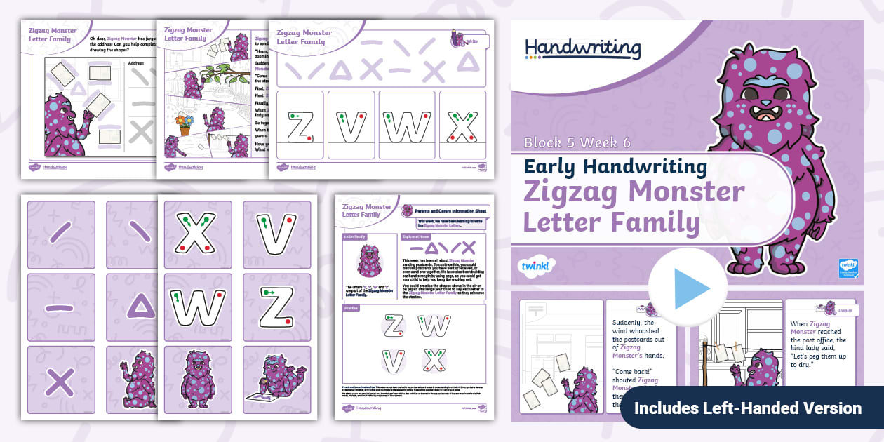 Early Handwriting Block 5 Week 6