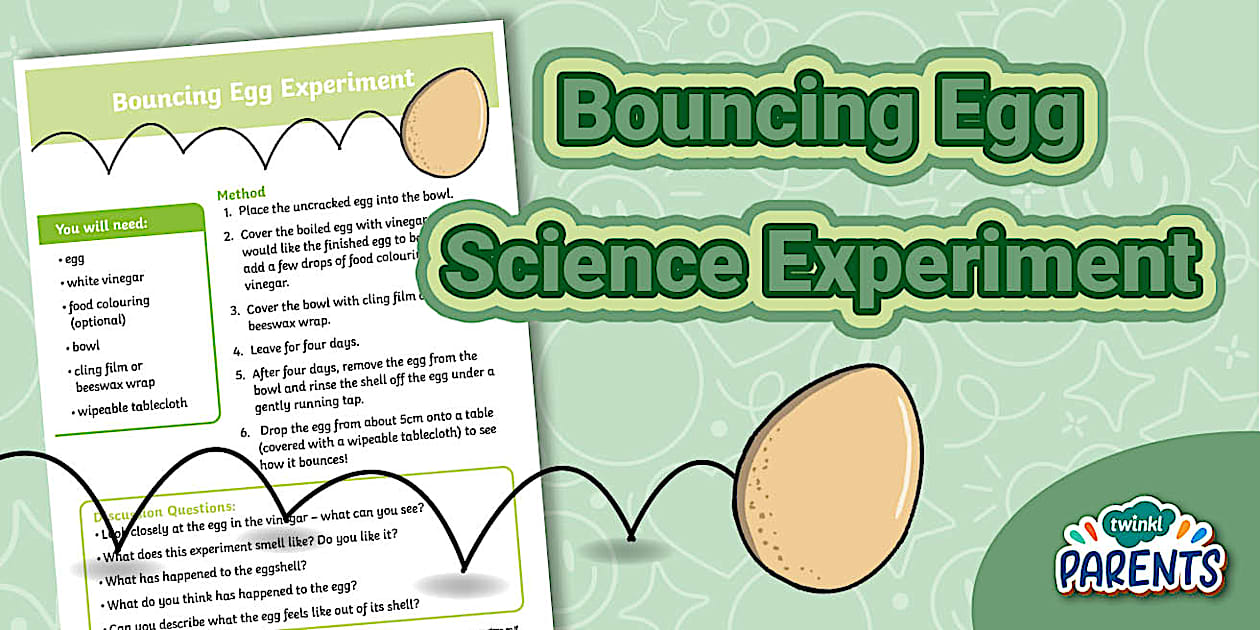 Bouncing Egg Science Experiment