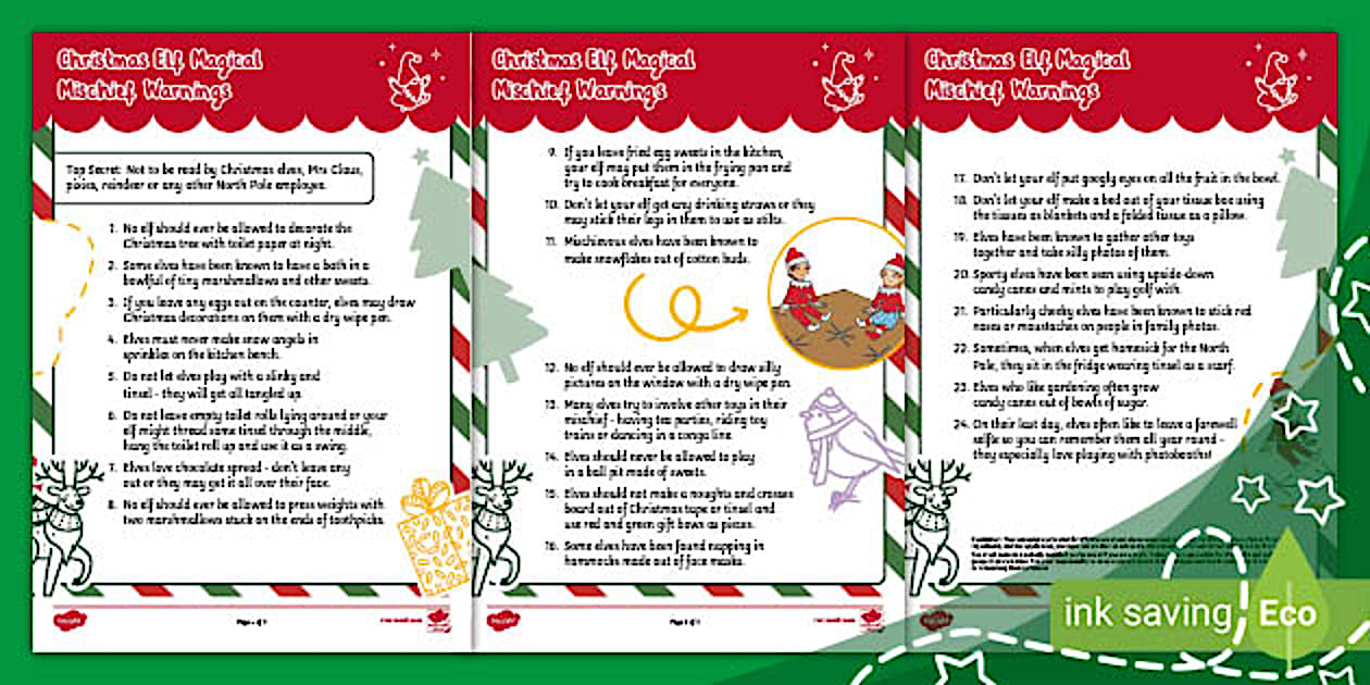 Christmas Elf 24 Ideas for Magical Mischief at Home