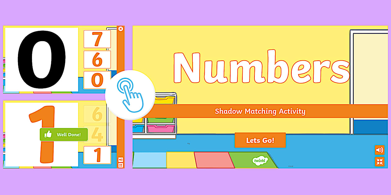 Numbers Shadow Matching Activity (teacher made) - Twinkl