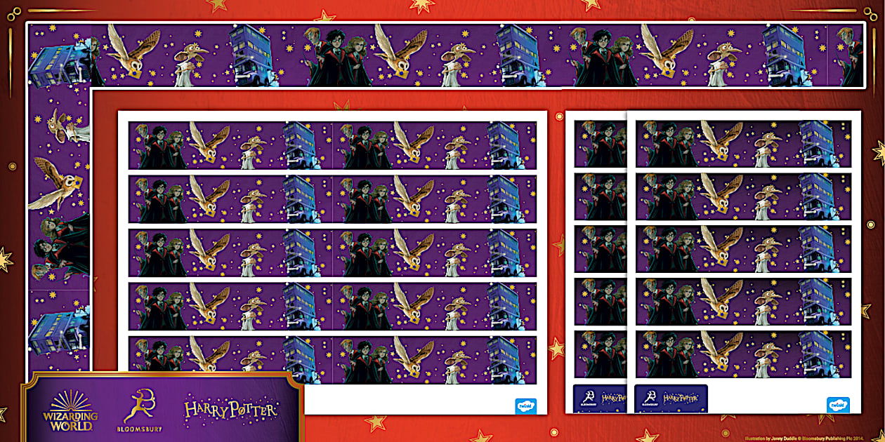 FREE! - Harry Potter: Display Borders - Twinkl